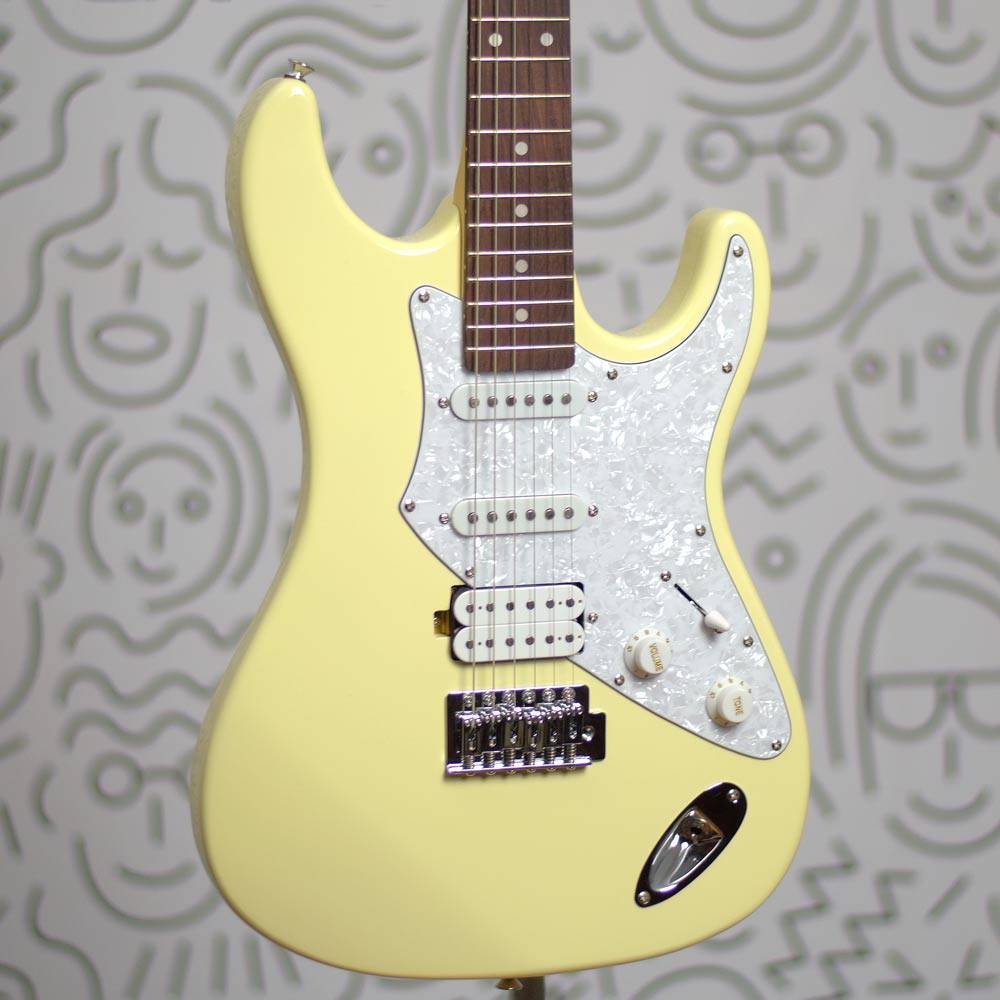 Guitarra Aria Pro II 714 Std Fullerton Standard Strato HSS Vintage ...