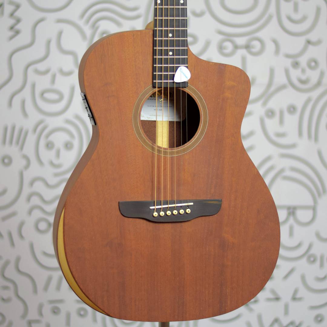 Violão Rozini Custom RX541 Auditorium Eletroacústico Todo Maciço ...